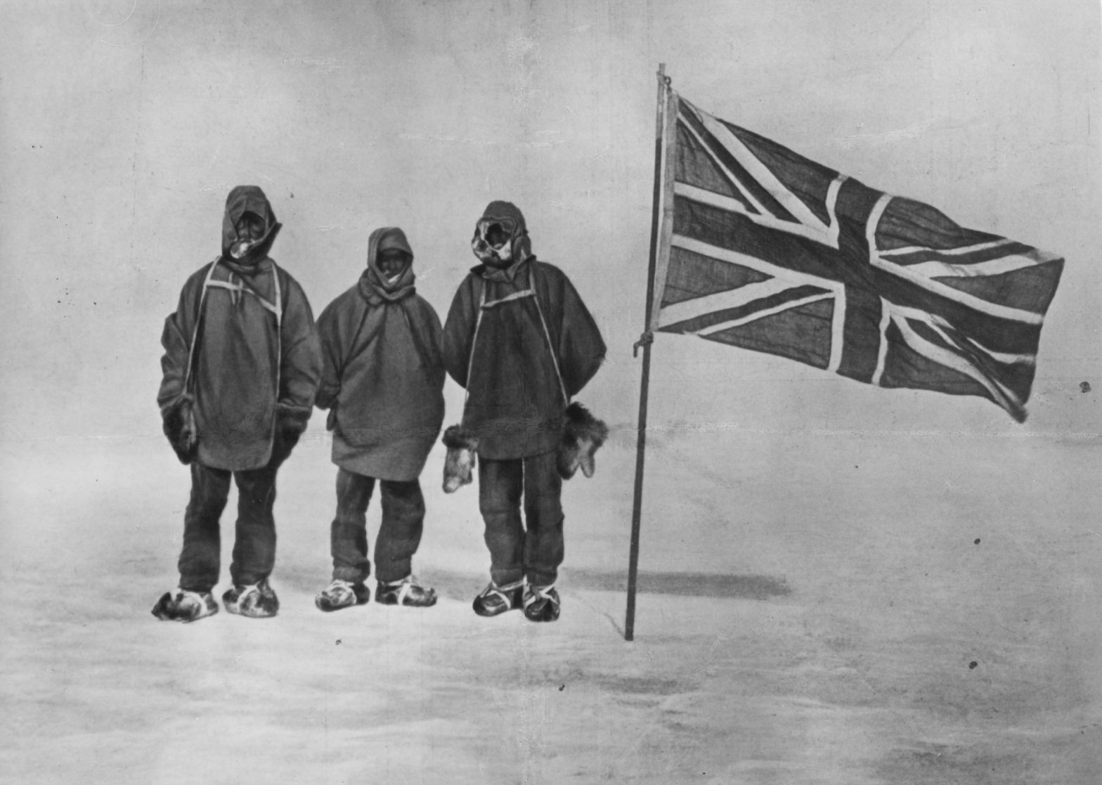 Sir Ernest Shackleton and two members of his expedition team | HistoryNet