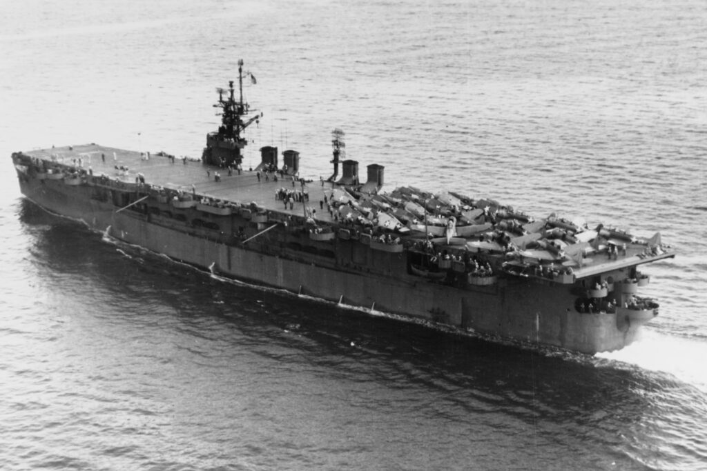 Harry Popham Recalls the Attack of the USS Princeton During the Battle ...