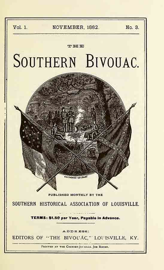 Insight Confederate Window: The Southern Bivouac Gave Western Theater ...