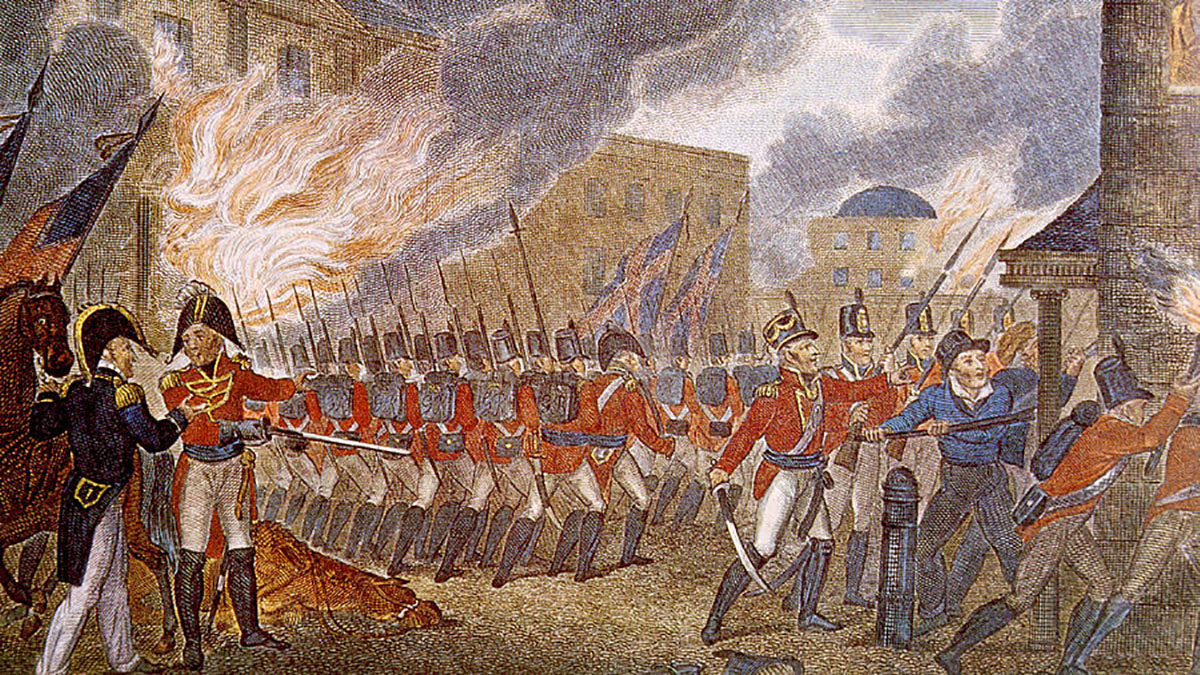 This Week in History: August 24 – War of 1812: The British Set Fire to ...