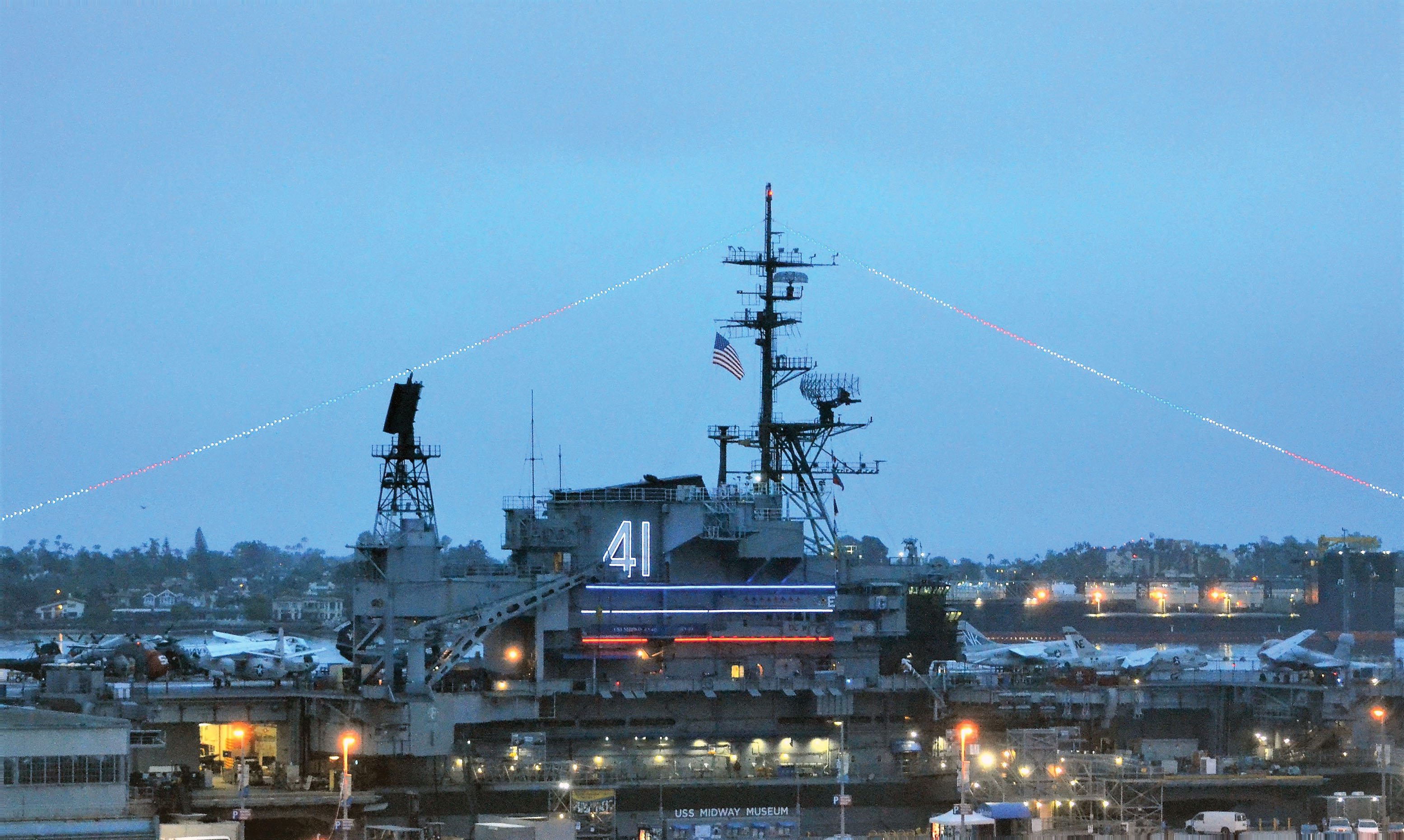 USS Midway on Display