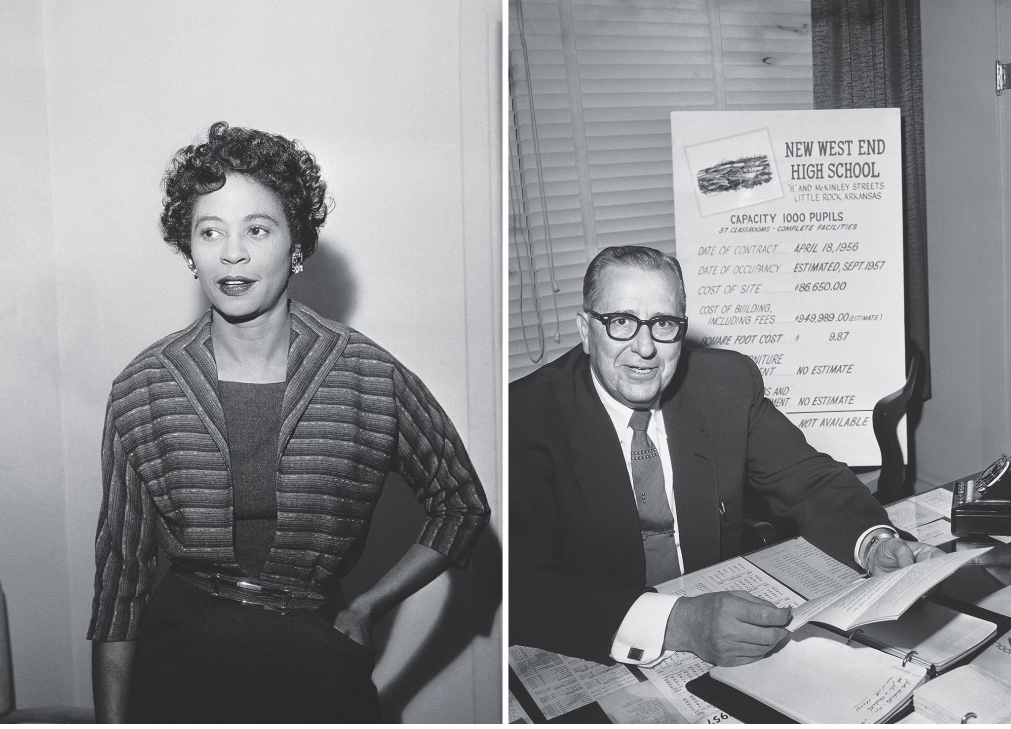 Daisy Bates and Virgil T. Blossom | HistoryNet