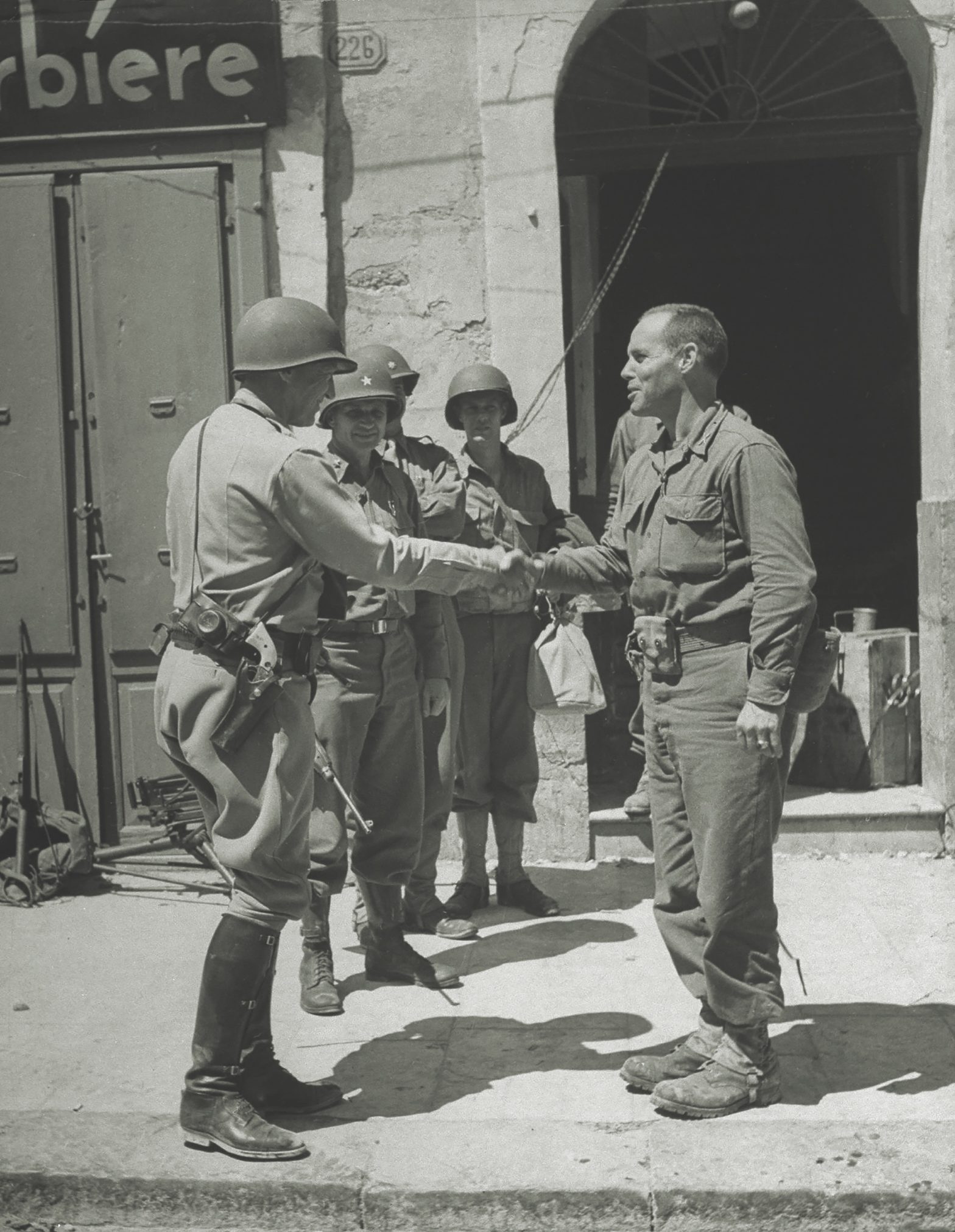 Patton Thanks Darby, Gela, Sicily, Italy | HistoryNet