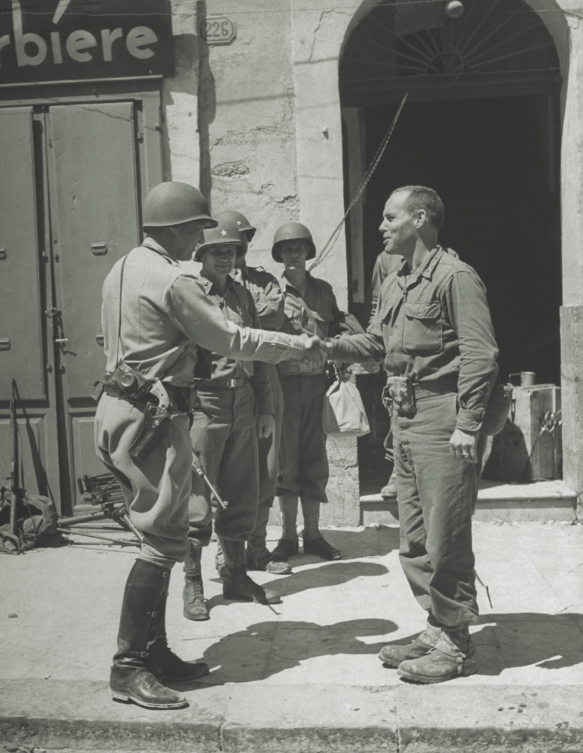 Patton Thanks Darby, Gela, Sicily, Italy | HistoryNet