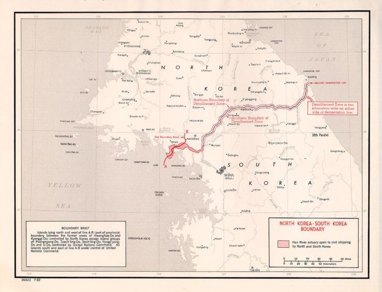 Korean DMZ Map | HistoryNet