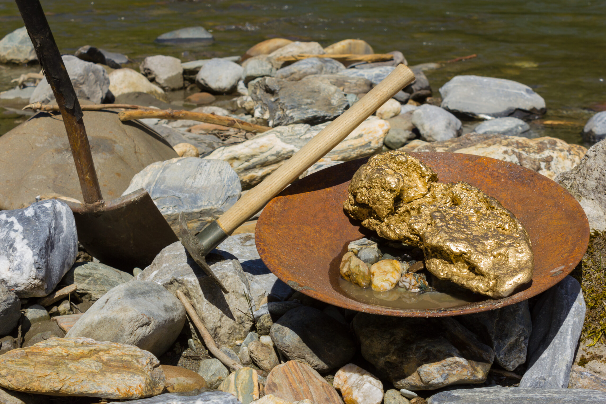 Gold Nugget mining from the River | HistoryNet