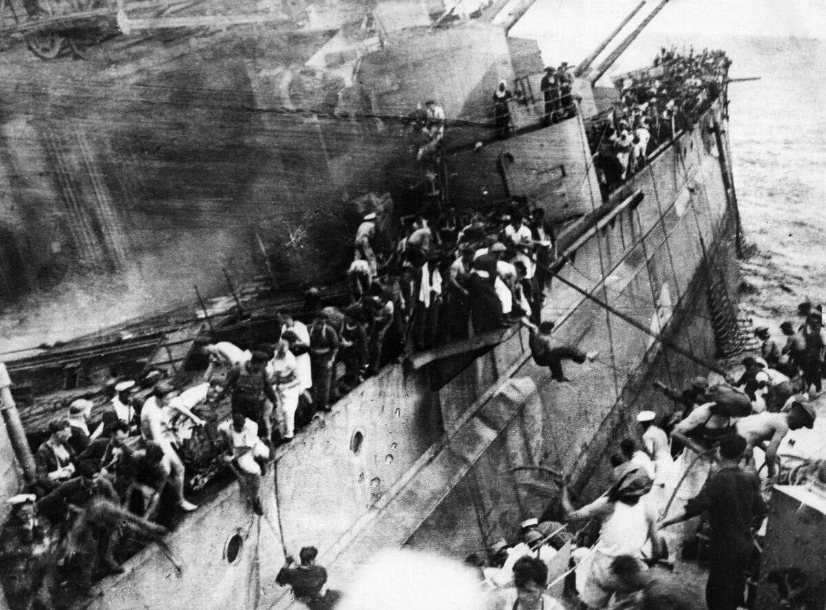 World War II in the Pacific Sinking of the battleship 'HMS Prince of ...