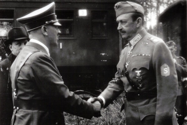 Mannerheim Draws Lines in the Snow